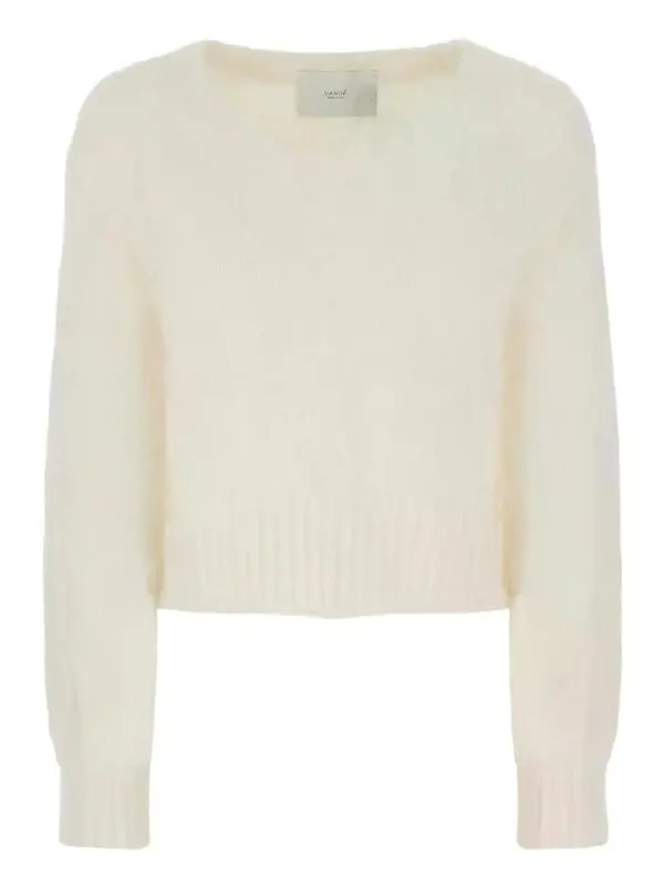 VANISE Ribbed-trim Sweater - Neutrals