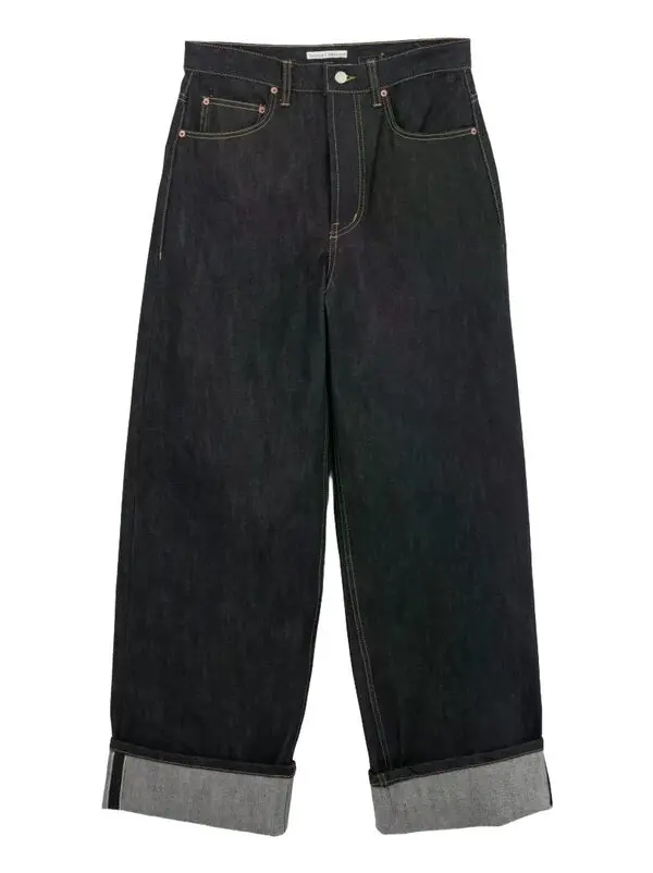 Source Unknown Turn-up Cuff Jeans - Blue