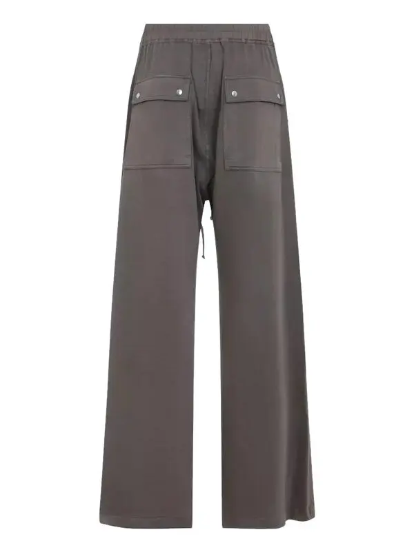 Rick Owens Drawstring Wide-leg Trousers - Grey