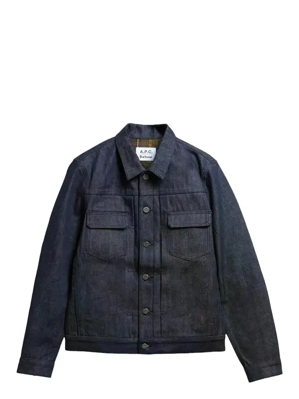 Barbour X A.p.c Button-up Jacket - Blue