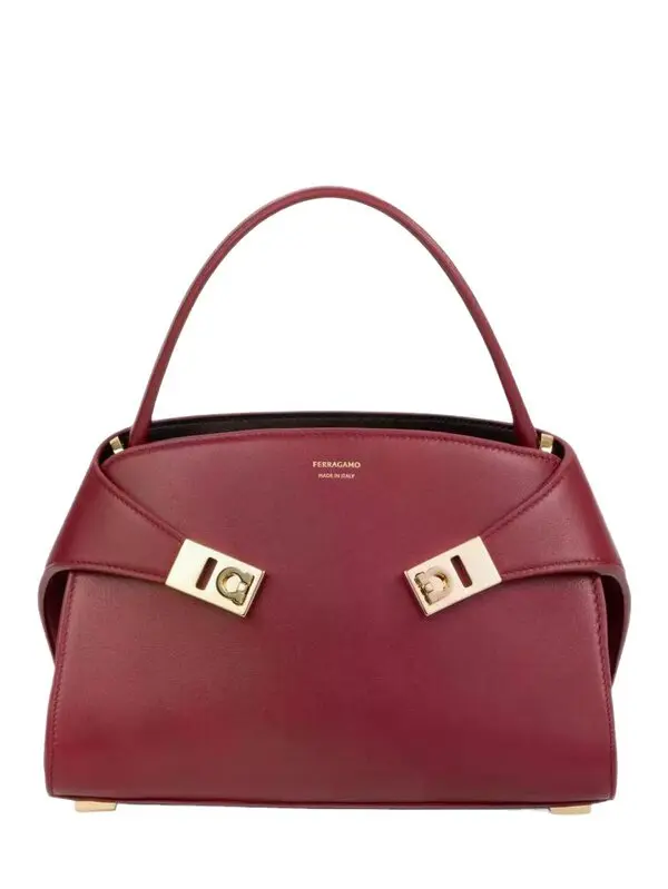 FERRAGAMO Hug Soft Bicolor Handbag - Red