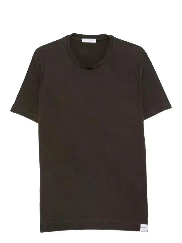 DANIELE FIESOLI Logo-patch Cotton T-shirt - Black