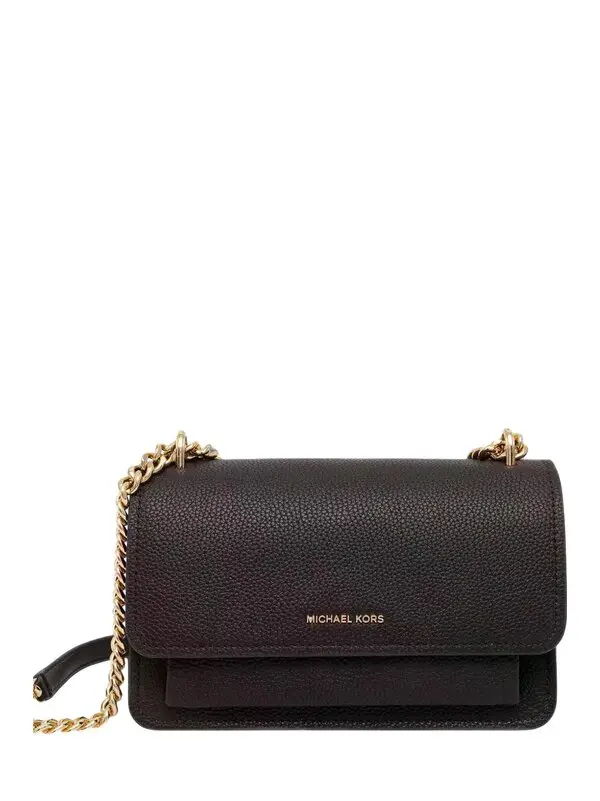 Michael Kors Pebbled Leather Shoulder Bag - Brown