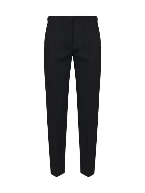 Max Mara Black Mxmacino Slim-fit Trousers - Multicolor