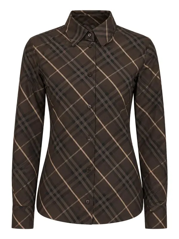 Burberry Multicolored Burbery Check Pattern Slim-fil Shirt - Multicolor