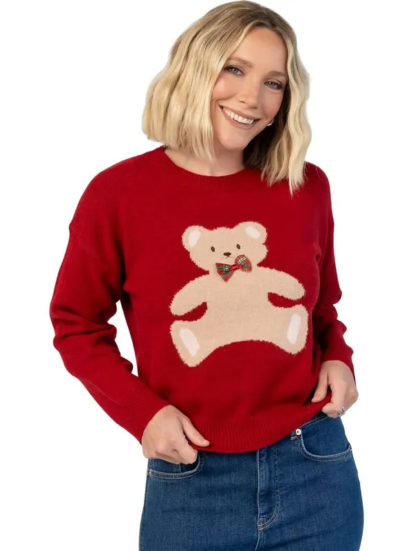 SO-ME Jaxton Sweater - Red
