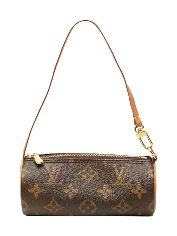 LOUIS VUITTON 20th Century Monogram Papillon Pochette Handbag - Brown