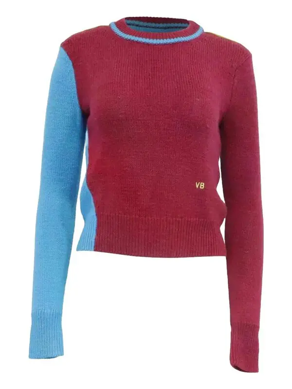 Victoria Beckham 2010s Colour-block Sweater - Red