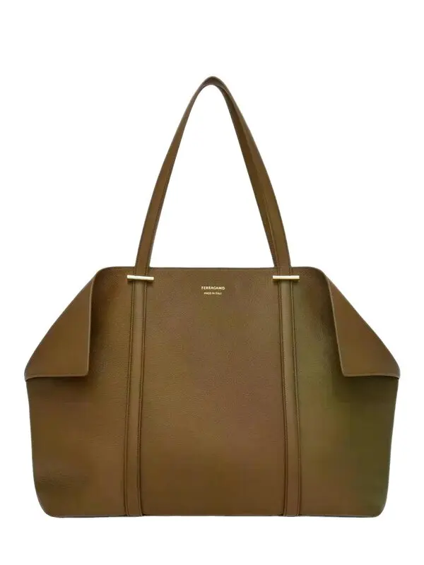 FERRAGAMO Folded Tote Bag - Brown