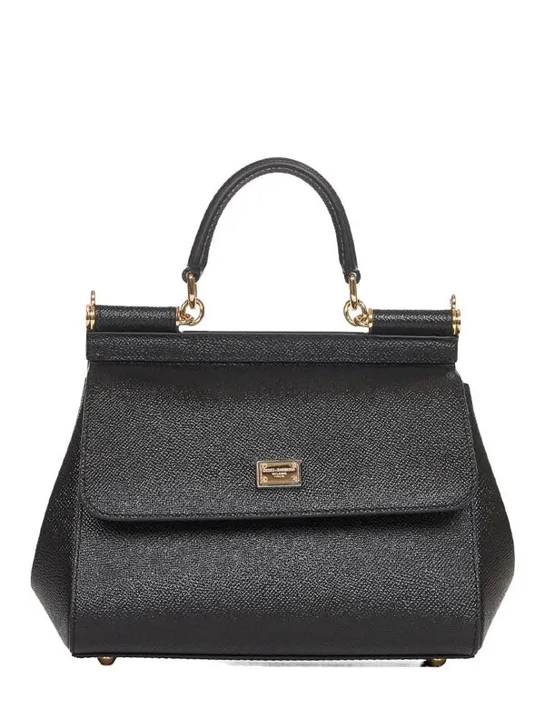 Dolce & Gabbana Black Medium Sicily Handbag - Multicolor