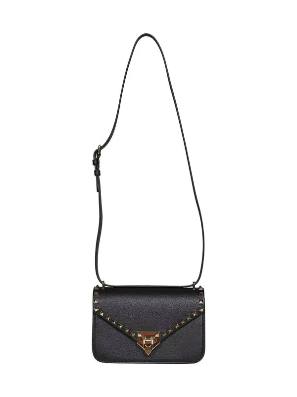 Valentino Garavani Black Rockstud Small Crossbody Bag - Multicolor