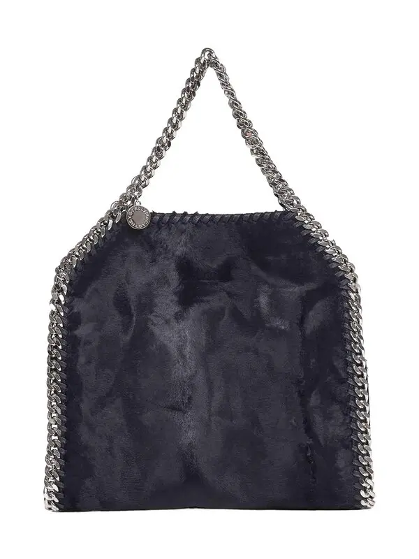 Stella McCartney Black Falabella Mini Tote Bag - Multicolor