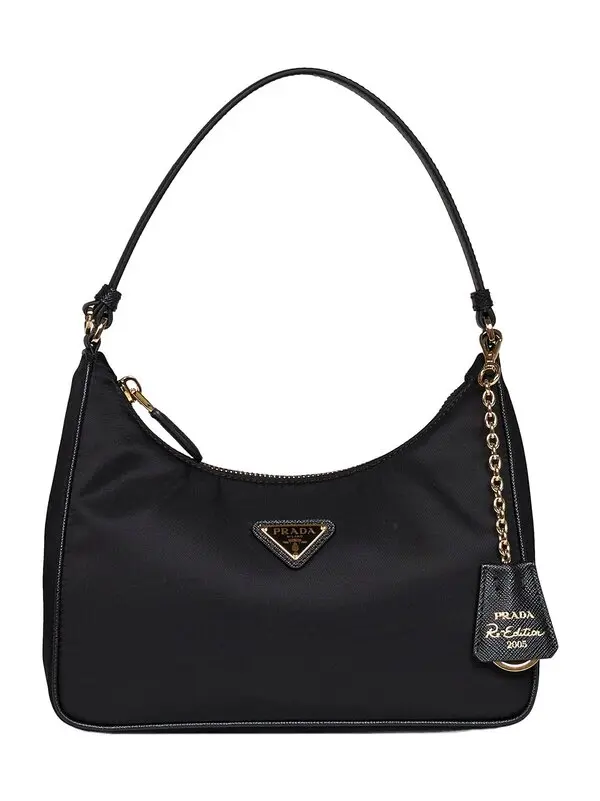 Prada Accessori Pelletteria Black Re-edition 2005 Mini Bag - Multicolor