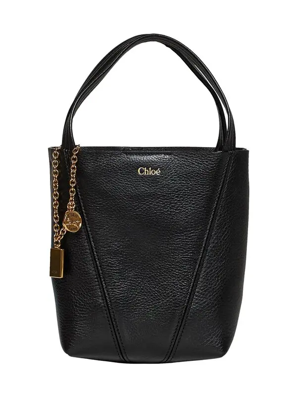 Chloé Black Spin Small Tote Bag - Multicolor