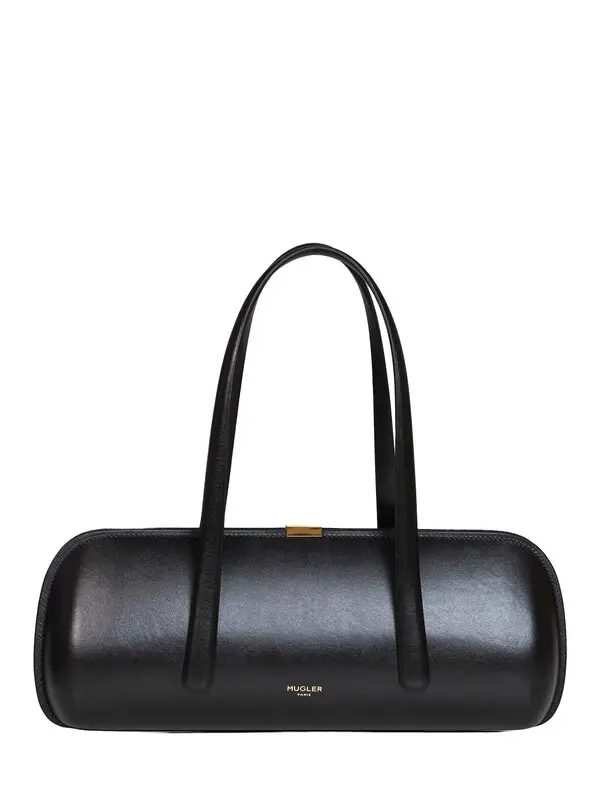 MUGLER Black Black Aurora Handbag - Multicolor