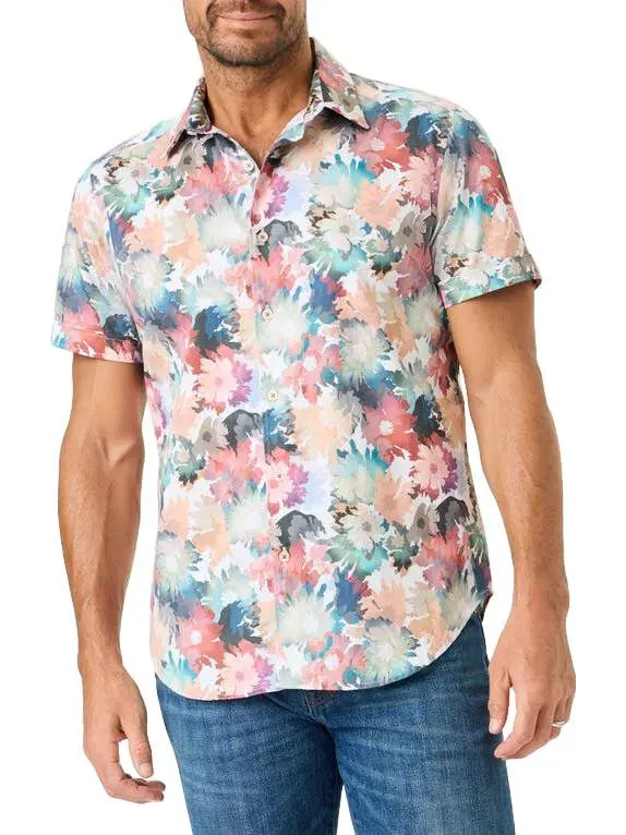 Robert Graham Primsland Short Sleeve Button Up Shirt - Multi