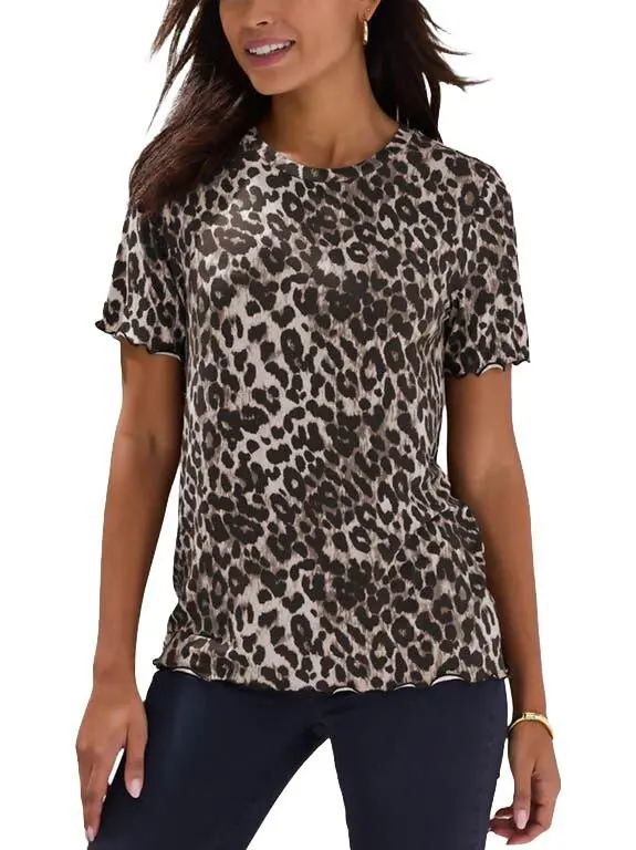LASCANA Print T-shirt - Leopard