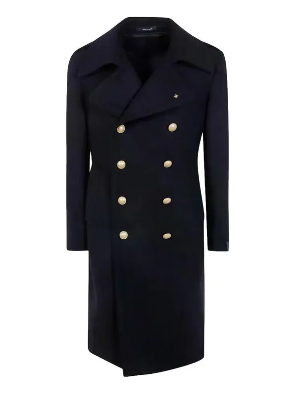 Tagliatore C Junkers Double-breasted Coat - Blue