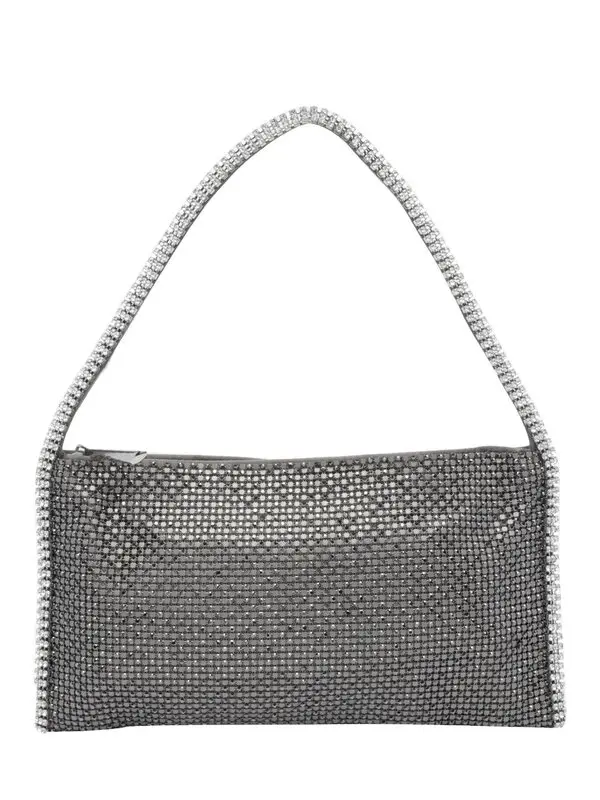 Benedetta Bruzziches Your Best Friend Crystal Mesh Shoulder Bag - Silver