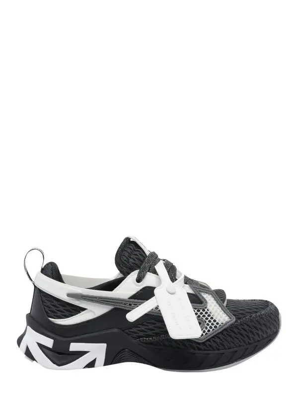Off-White M-space Memo Low Top Sneakers In Polyester With Mesh Interior - Black