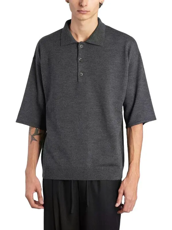 Barena Venezia Rasa Short-sleeve Polo Shirt - Grey