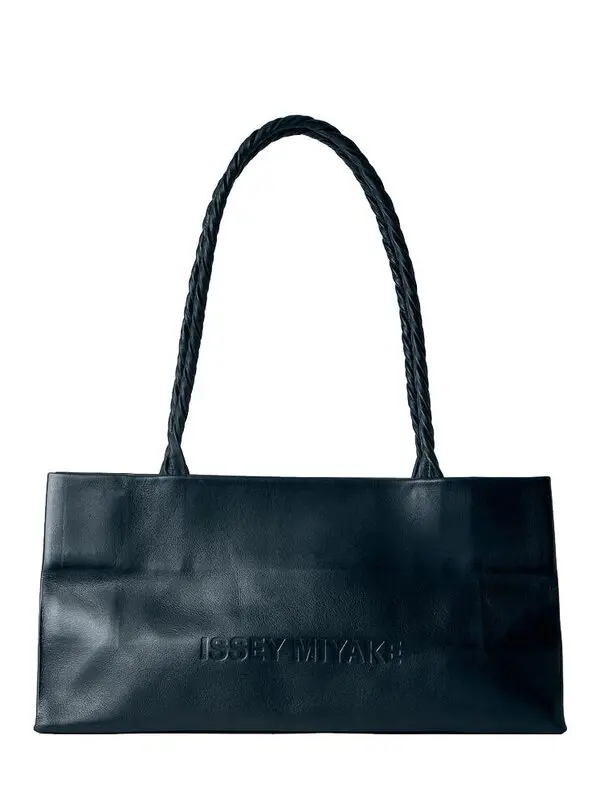 Issey Miyake Paper Handbag - Black
