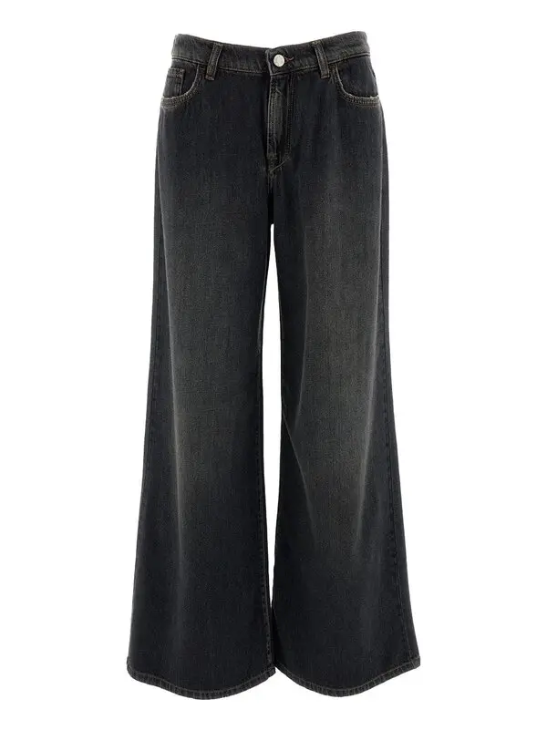 3x1 The Kat Jeans A Gamba Larga - Grigio