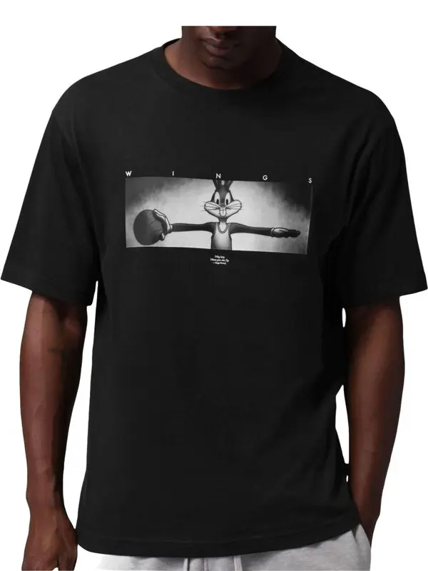 JORDAN Brooklyn Space Jam Wings T-shirt - Black