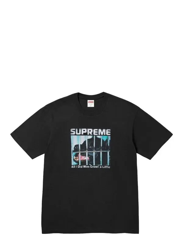Supreme Fw26 Growl T-shirt - Black