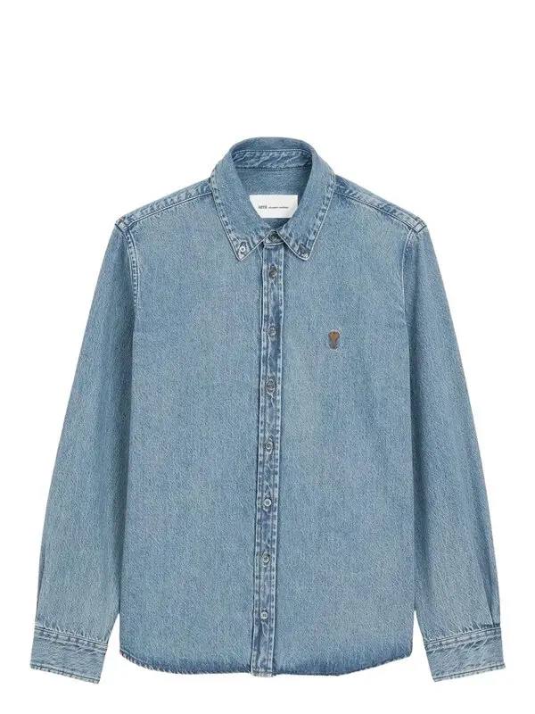 AMI Paris Denim Shirt - Blue