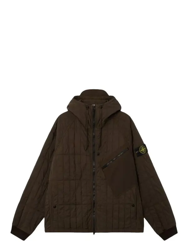 Stone Island Quilted Padding Jacket 'khaki - Beige