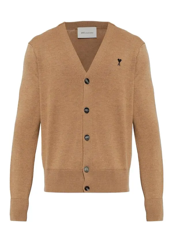 AMI Paris Cardigan - Beige