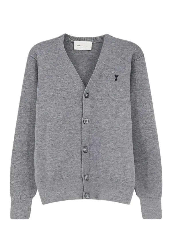 AMI Paris Cardigan - Grey