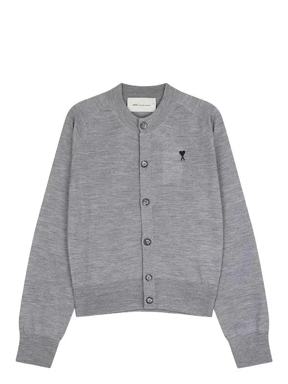 AMI Paris Cardigan - Grey