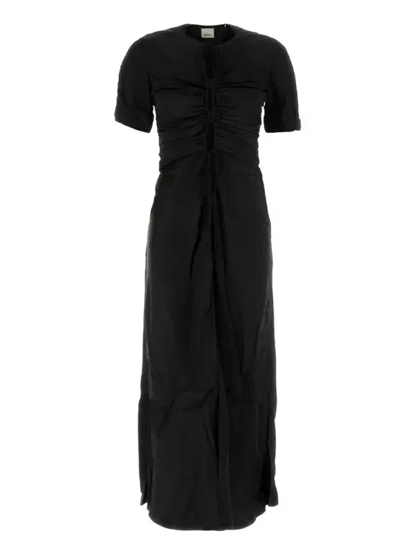 Isabel Marant Étoile Louane Ruched Maxi Dress - Black