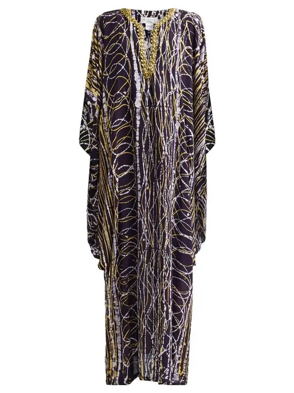 BUSAYO Ase Embellished Caftan Dress - Multicolored