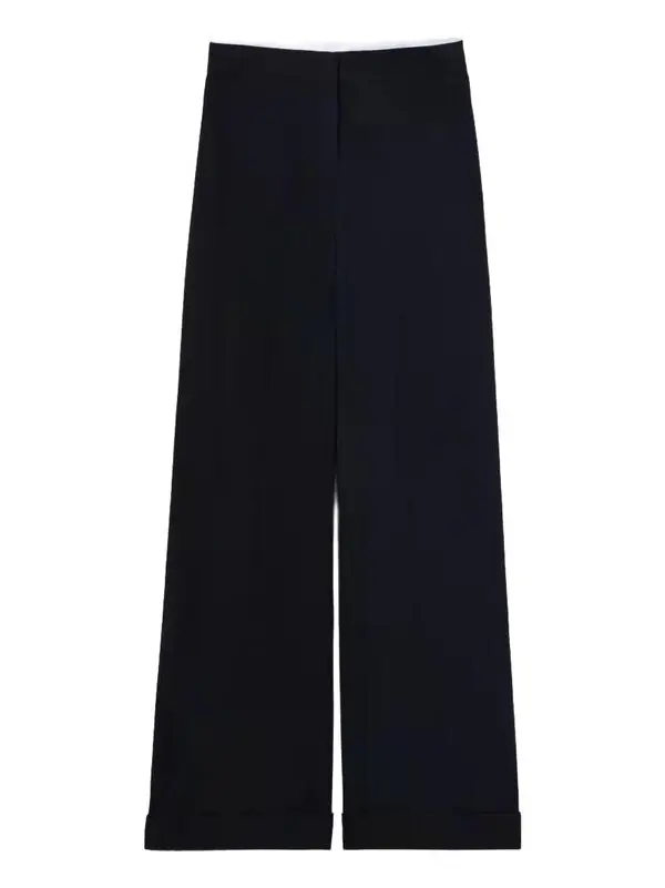 Claudie Pierlot High-waisted Wide-leg Trousers - Black