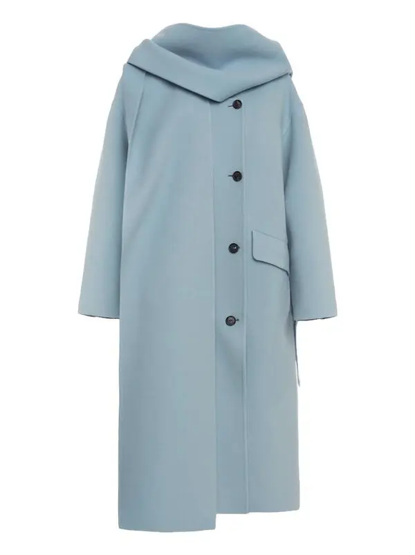 Malo Hooded Wool-cashmere Overcoat - Wind
