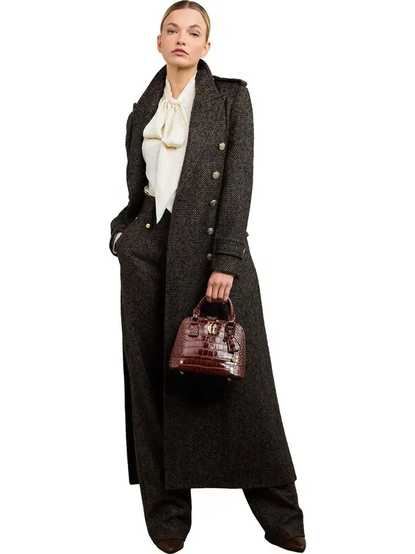 Holland Cooper The Herringbone Suit - Walnut