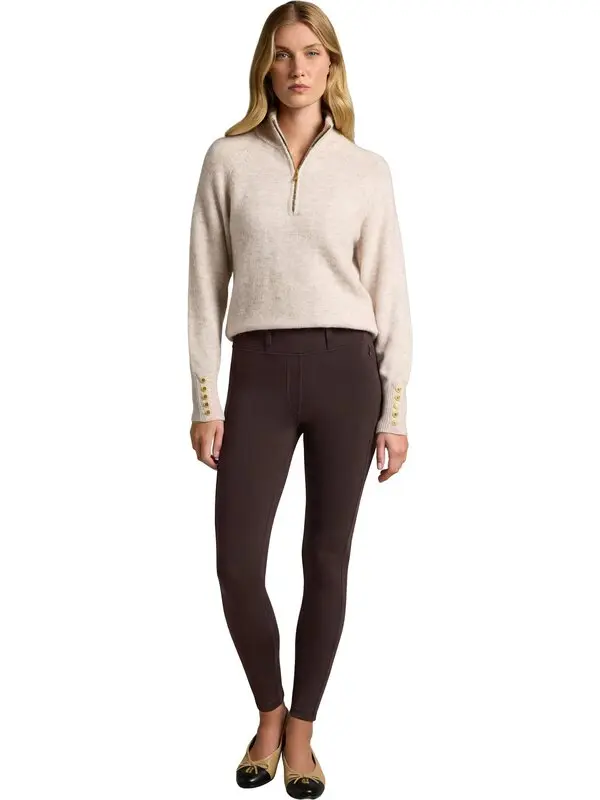 Holland Cooper Charlton Contour Legging - Chocolate