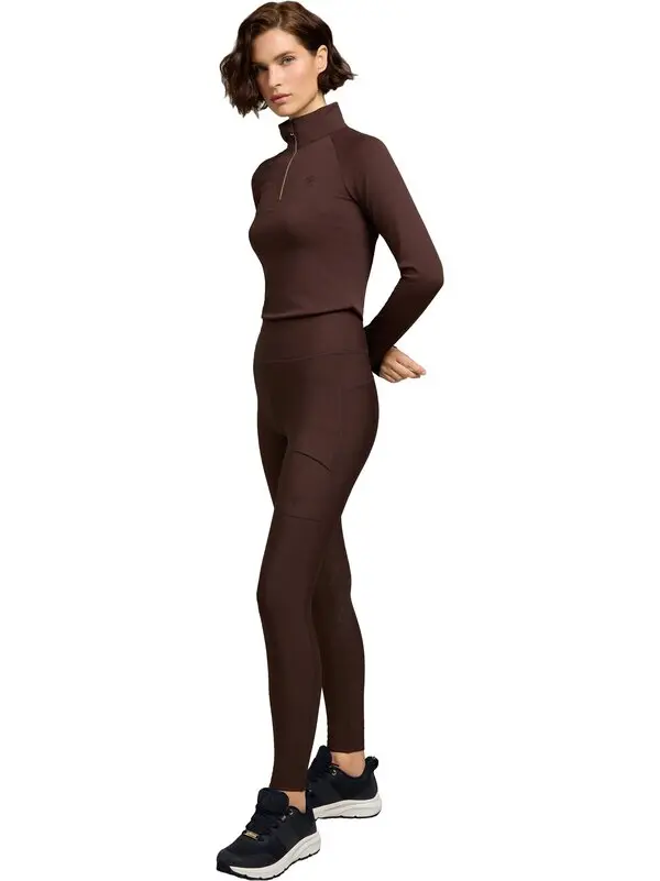 Holland Cooper Chiltern Legging - Walnut