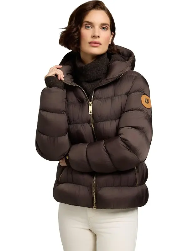 Holland Cooper Harrow Padded Jacket - Chocolate