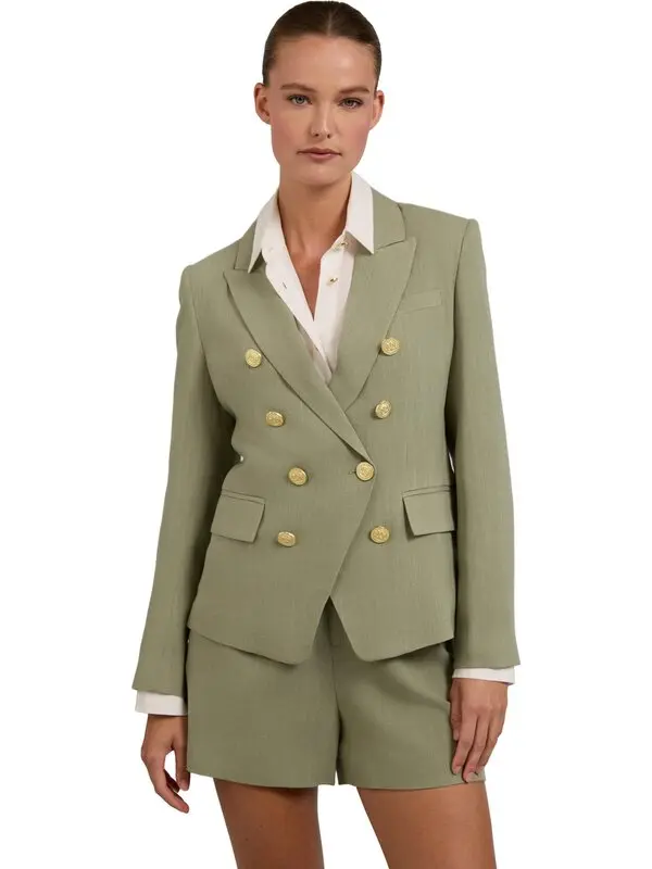 Holland Cooper Knightsbridge Blazer Linen - Jade