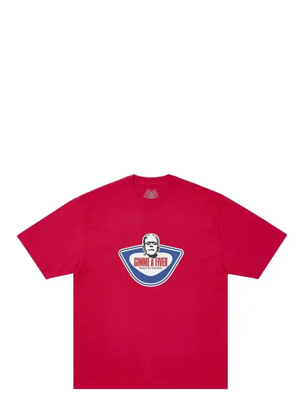 PALACE Fiver T-shirt 'racey - Red