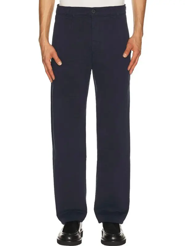 EDMMOND STUDIOS Alan Pant In Blue - Plain Navy