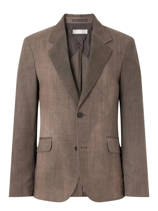 Our Legacy Virgin Wool-blend Twill Suit Jacket - Brown