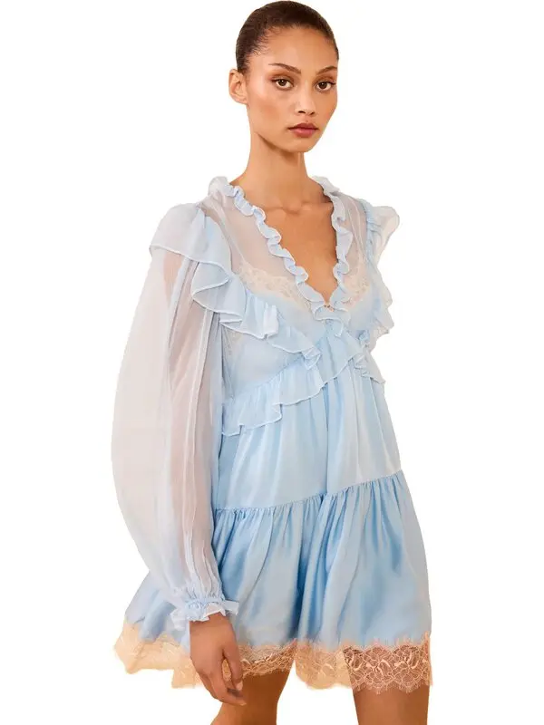 Ulla Johnson Farenne Mini Dress - Hydrangea
