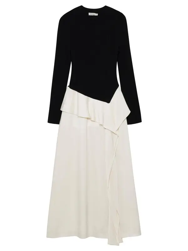 Simkhai Ornella Knit Satin Midi Dress - Multi