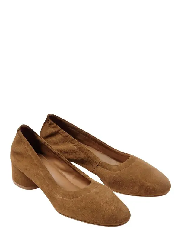 Beek Lina Suede Ballet Heel - Tan