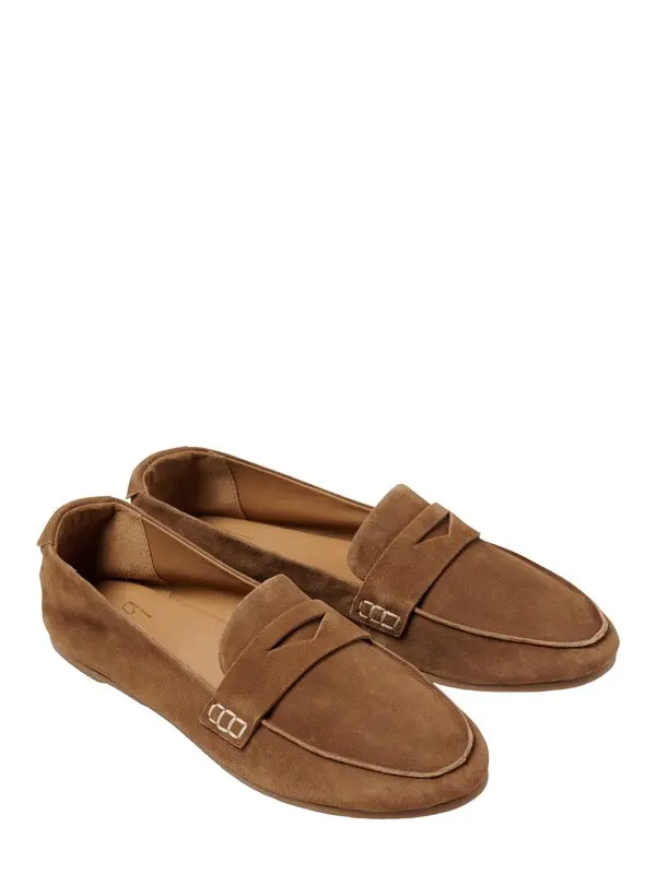Beek Moorhen Suede Loafer - Tan